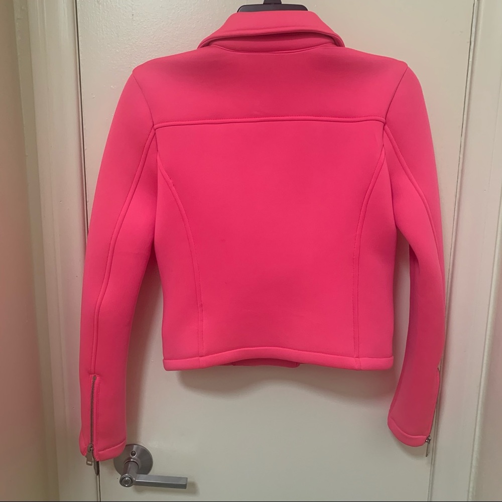 Barbie Aesthetic Hot Pink Moto Jacket Barbie Moto Jac… - Gem